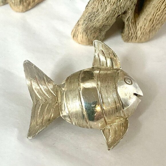 Sterling | Jewelry | Vintage Sterling Silver Fish Pin Brooch Pmh Mexico ...